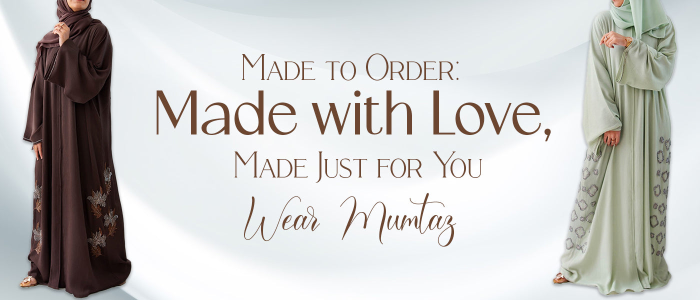 Customize Abayas Designs | Design Your Own Abaya - Mumtaz